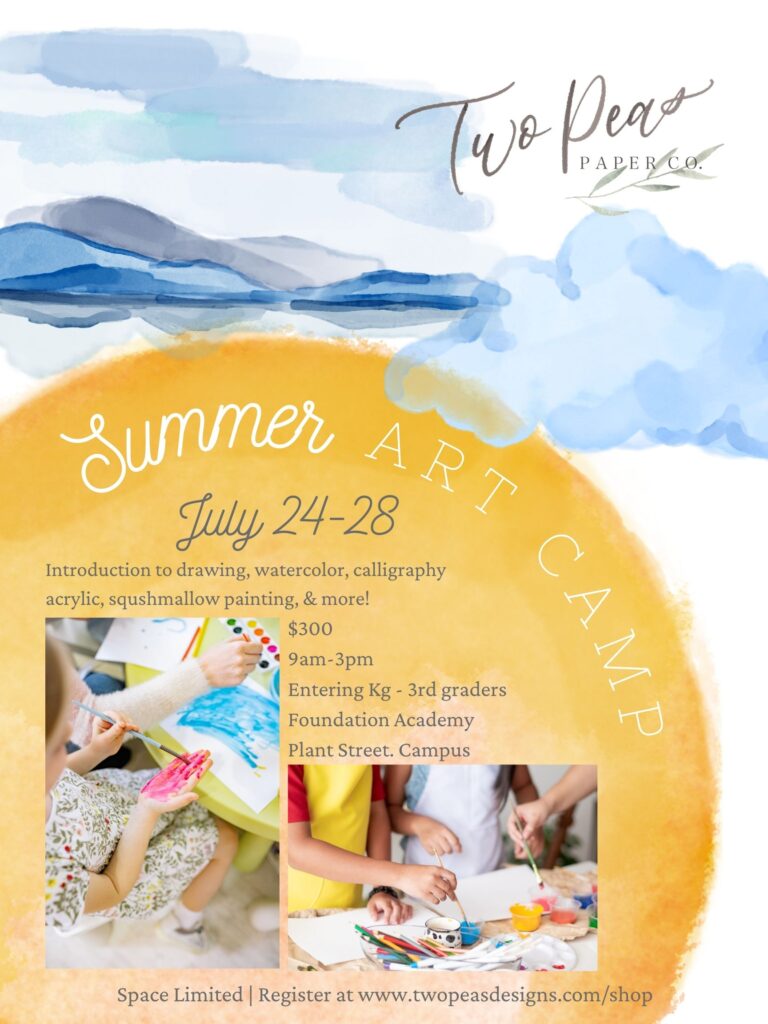 Summer Art Camp at Foundation Academy (Plant St. Campus) - Two Peas ...